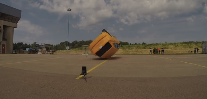 Volvo crash test footage | Automotive Testing Technology International