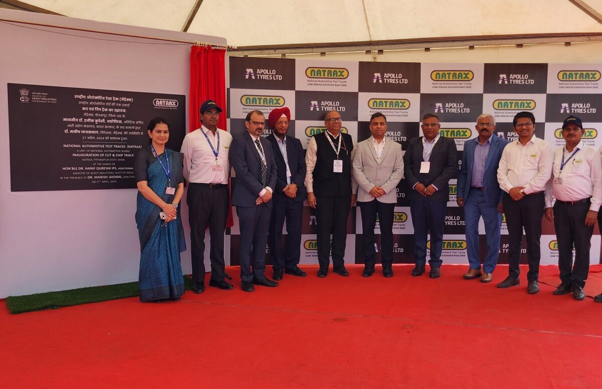 TECH INSIDER: Apollo Tyres and NATRAX to develop test track for EV ...