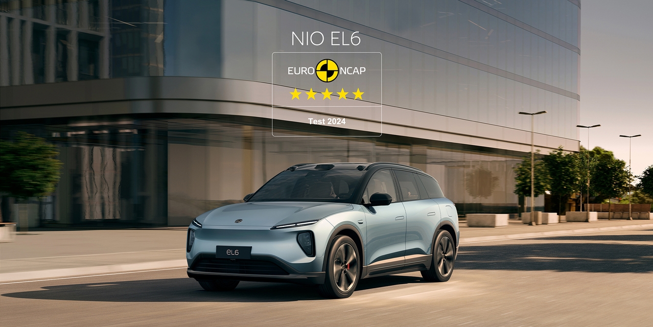 Nio EL6 earns five-star Euro NCAP safety rating | Automotive Testing ...